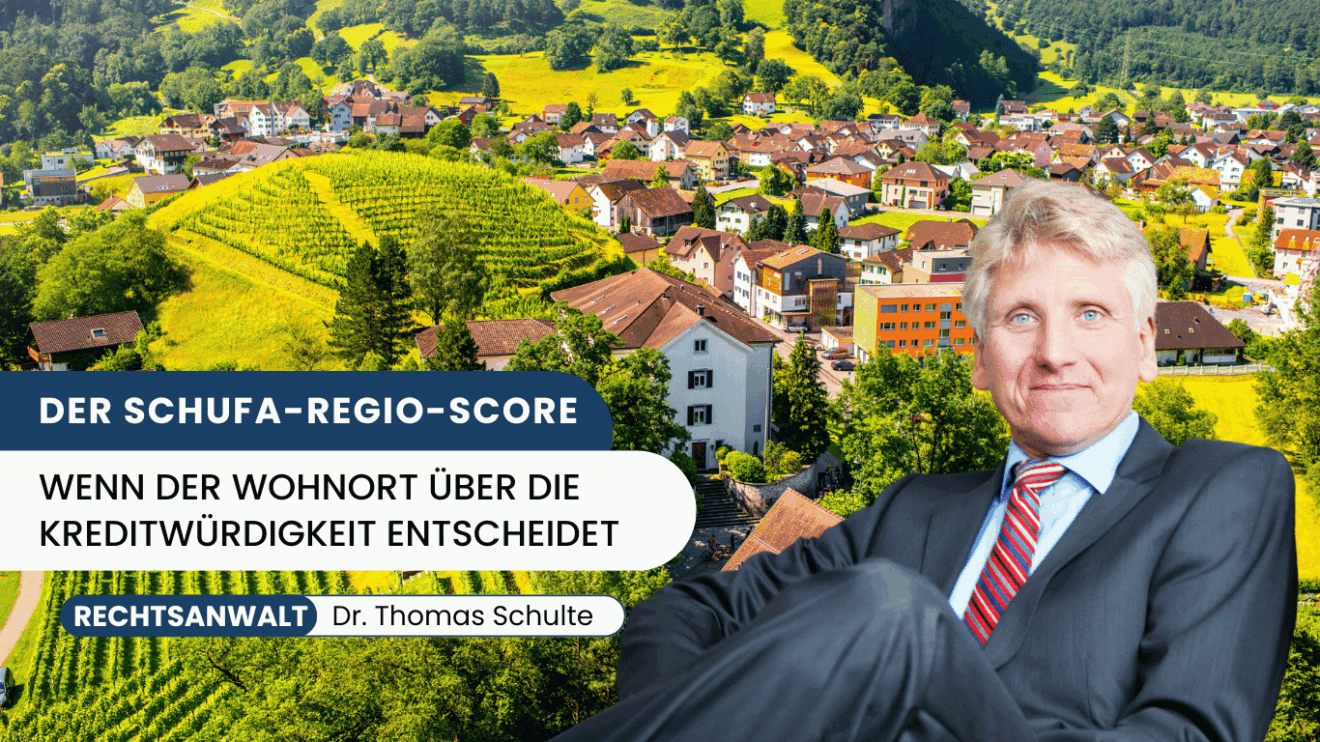 Der Schufa-Regio-Score: Wenn der Wohnort über die Kreditwürdigkeit ...
